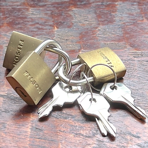 Filson | Bags | Filson Luggage Lock 3 Filson Engraved Brass Lock And ...